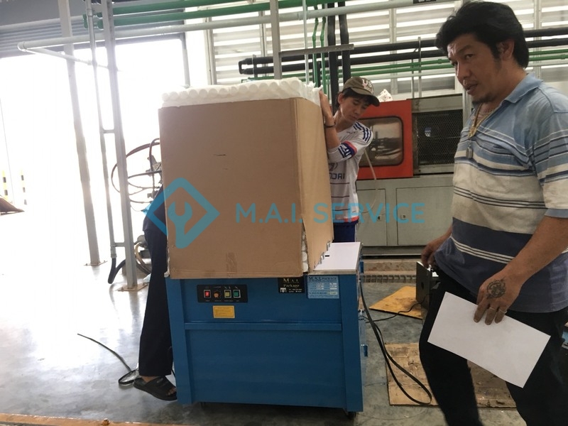 เครื่องแพ็คกล่องกึ่งอัตโมัติ นำเข้าจากประเทศจีน - MAI 1 Service